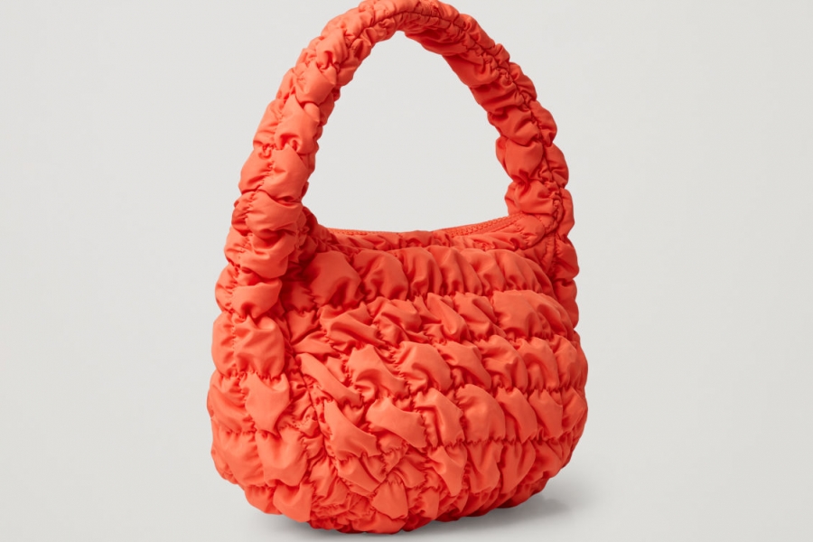 COS Quilted Mini Bag Light Blue