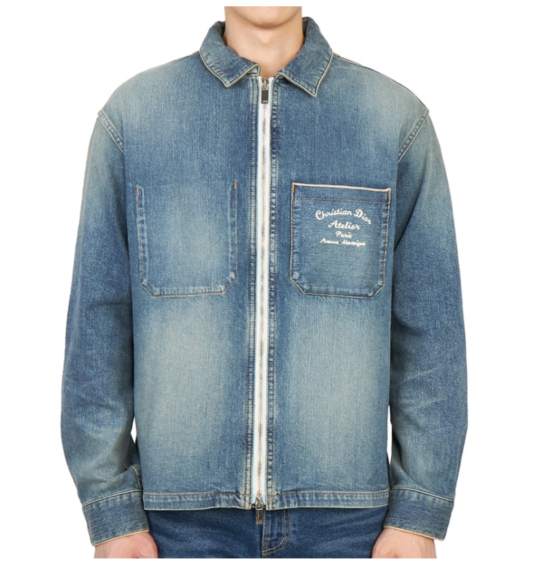 Men's Denim Overshirt Jacket