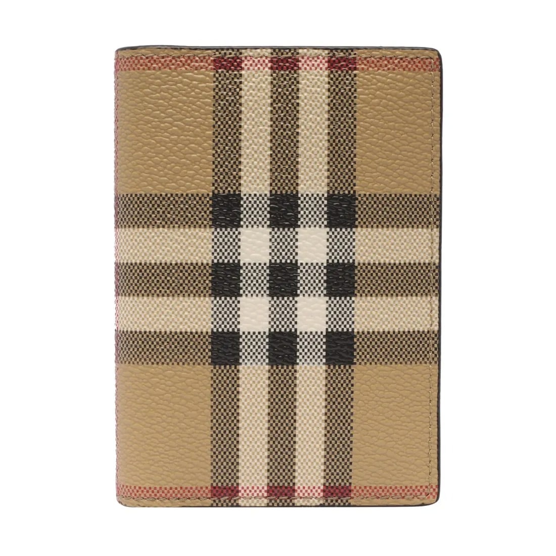 Vintage Check Bi-Fold Card Case