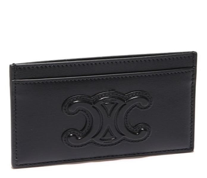 CARD HOLDER CUIR TRIOMPHE IN SHINY CALFSKIN