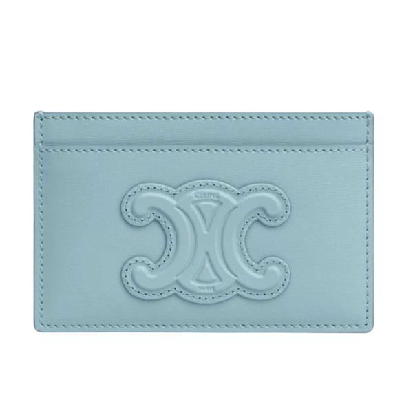 CELINE CARD HOLDER CUIR TRIOMPHE IN SHINY CALFSKIN