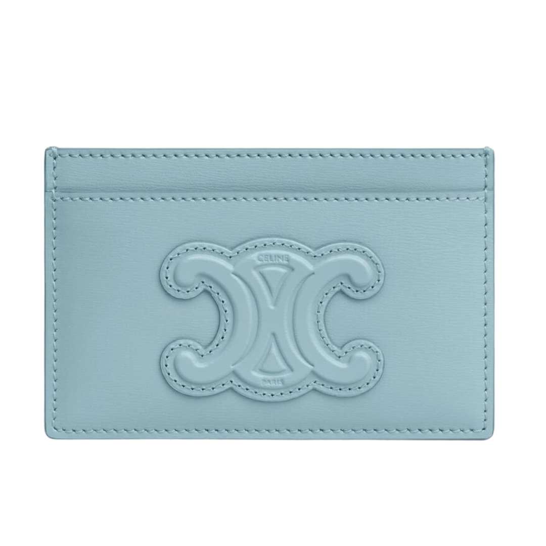 CARD HOLDER CUIR TRIOMPHE IN SHINY CALFSKIN
