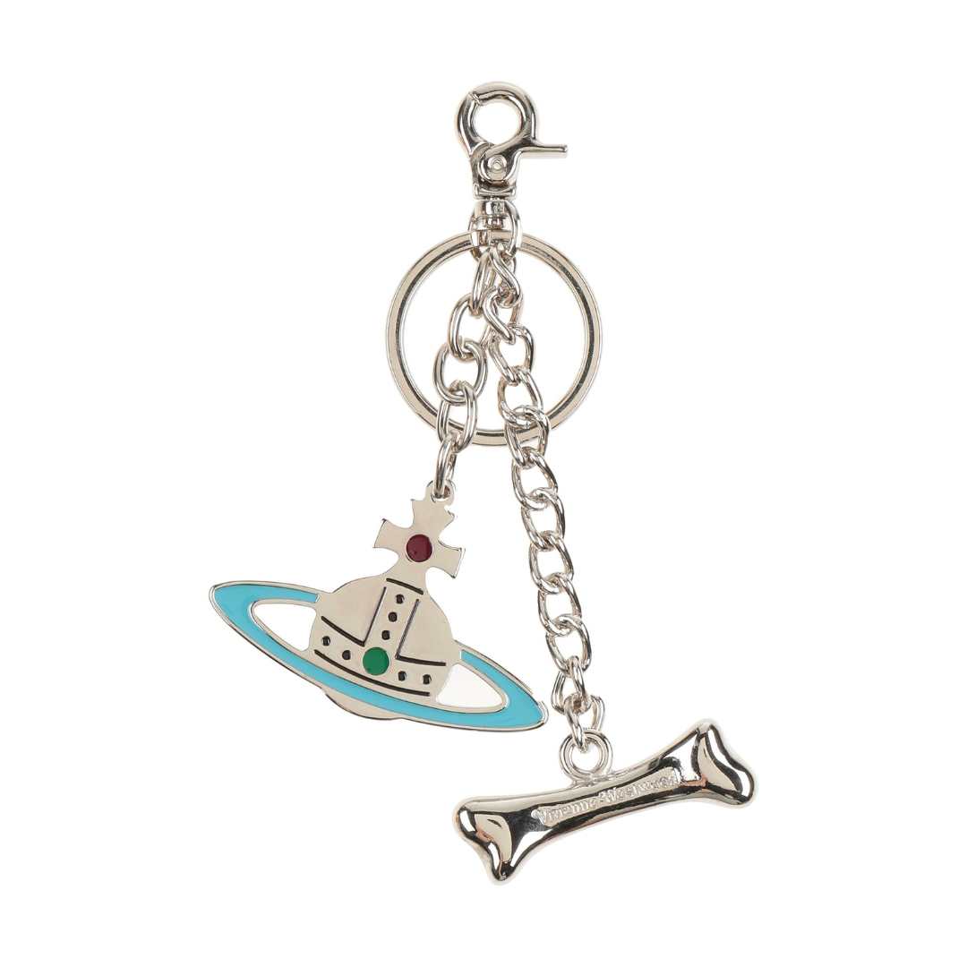 Orb Logo Bone Keyring