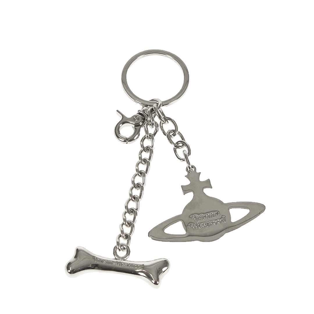Orb Logo Bone Keyring